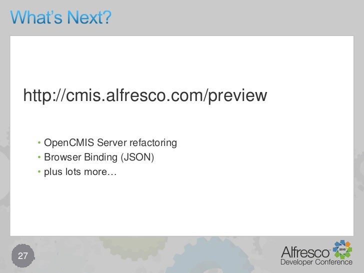 Alfresco CMIS