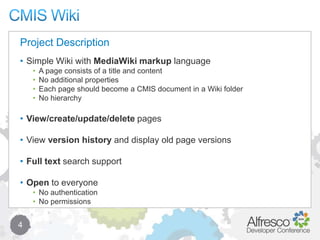 Open CMIS Part 2 | PPTX