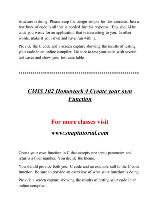 Cmis 102 Enthusiastic Study / snaptutorial.com