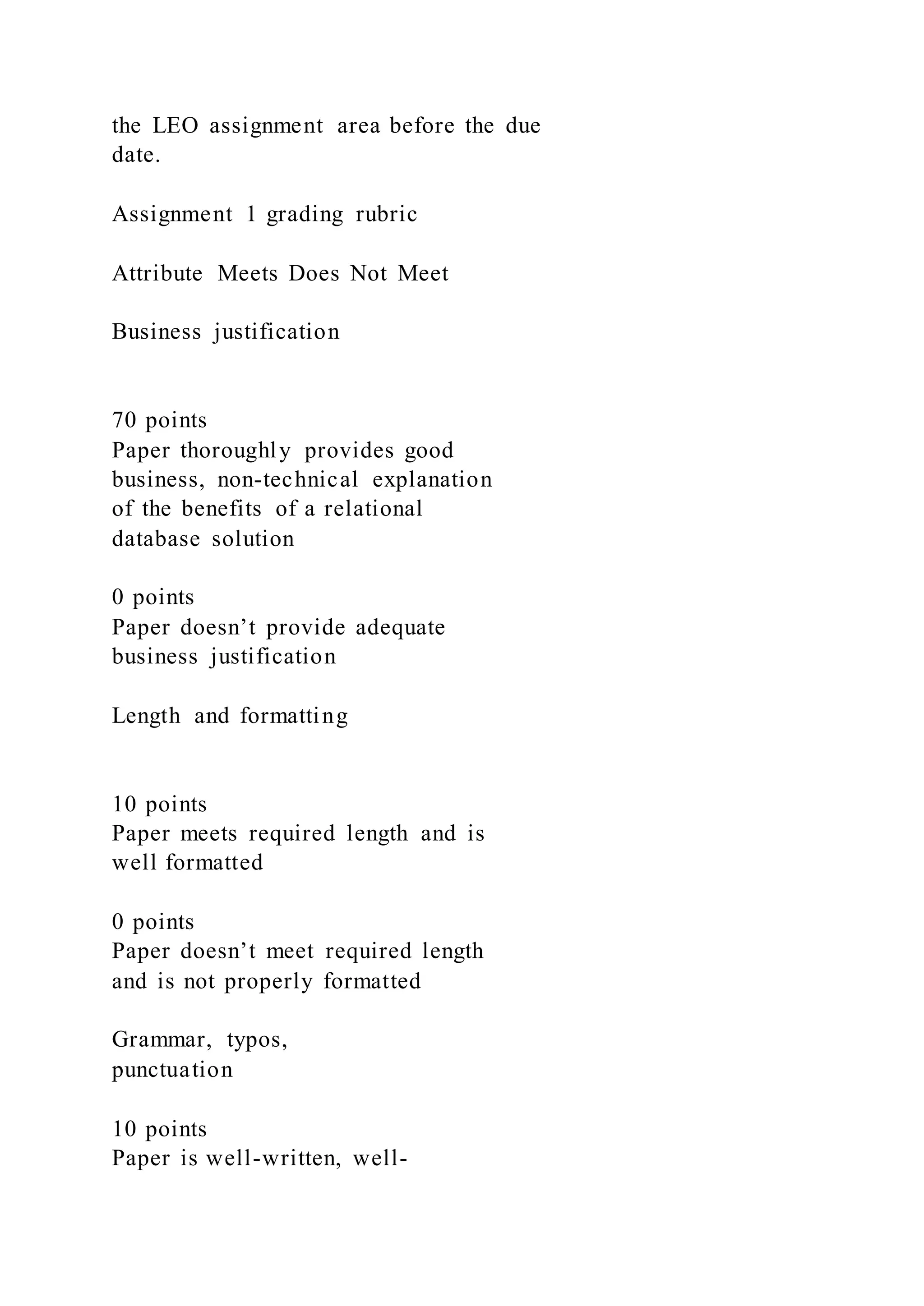 CMIS 320 Project 1 Write a justification paper, of at leas | PDF