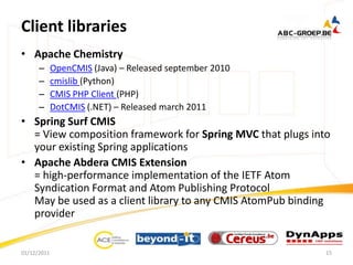 CMIS Introduction | PPT