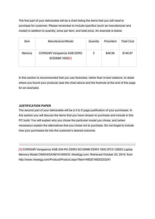 CMIT 202 PC BUILD PROJECT (UMUC) | PDF