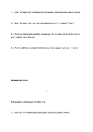 CMIT 265 NETWORK DESIGN PAPER | PDF