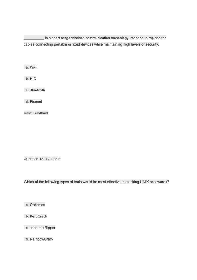 CMIT 321 FINAL EXAM | PDF