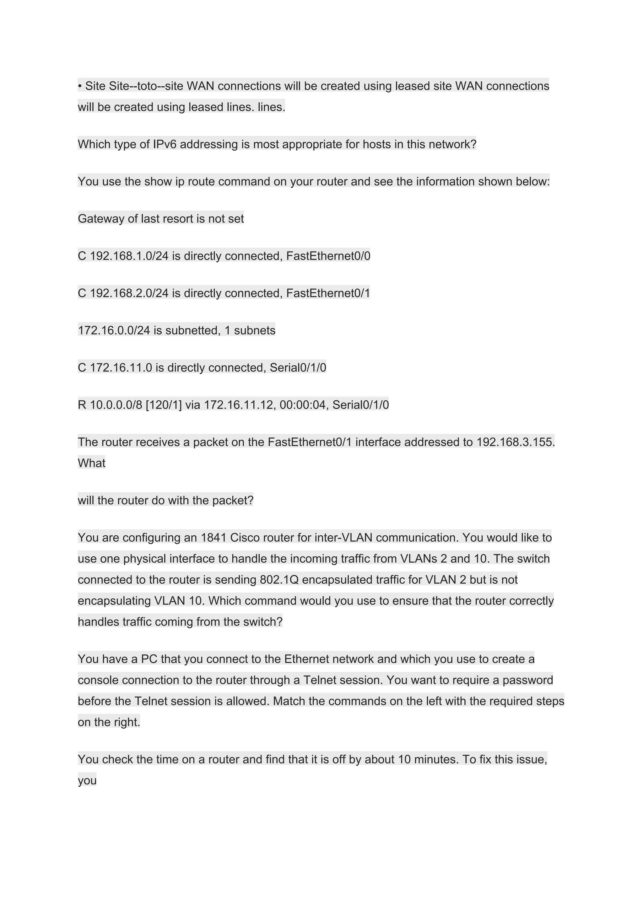 CMIT 350 FINAL EXAM CCNA CERTIFICATION PRACTICE EXAM | PDF