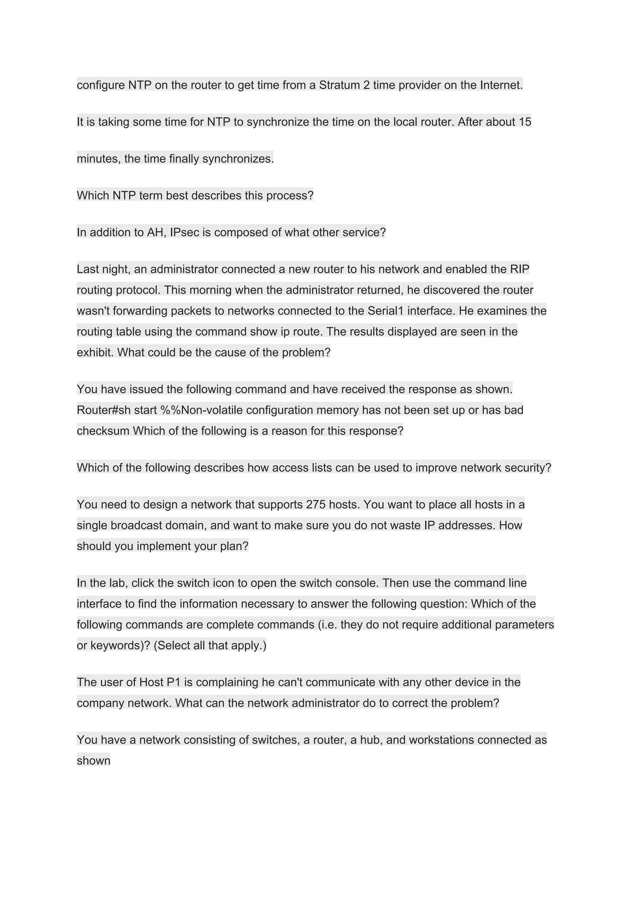 CMIT 350 FINAL EXAM CCNA CERTIFICATION PRACTICE EXAM | PDF