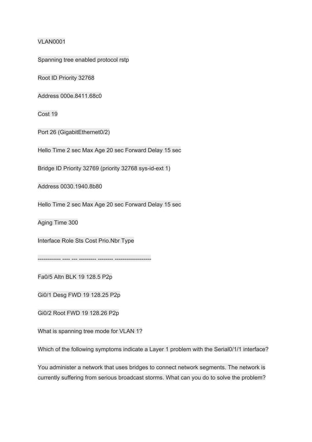 CMIT 350 FINAL EXAM CCNA CERTIFICATION PRACTICE EXAM | PDF