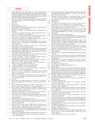 Personal Augmentation–The Ethics and Operational Considerations of ...