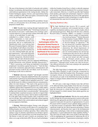 Personal Augmentation–The Ethics and Operational Considerations of ...