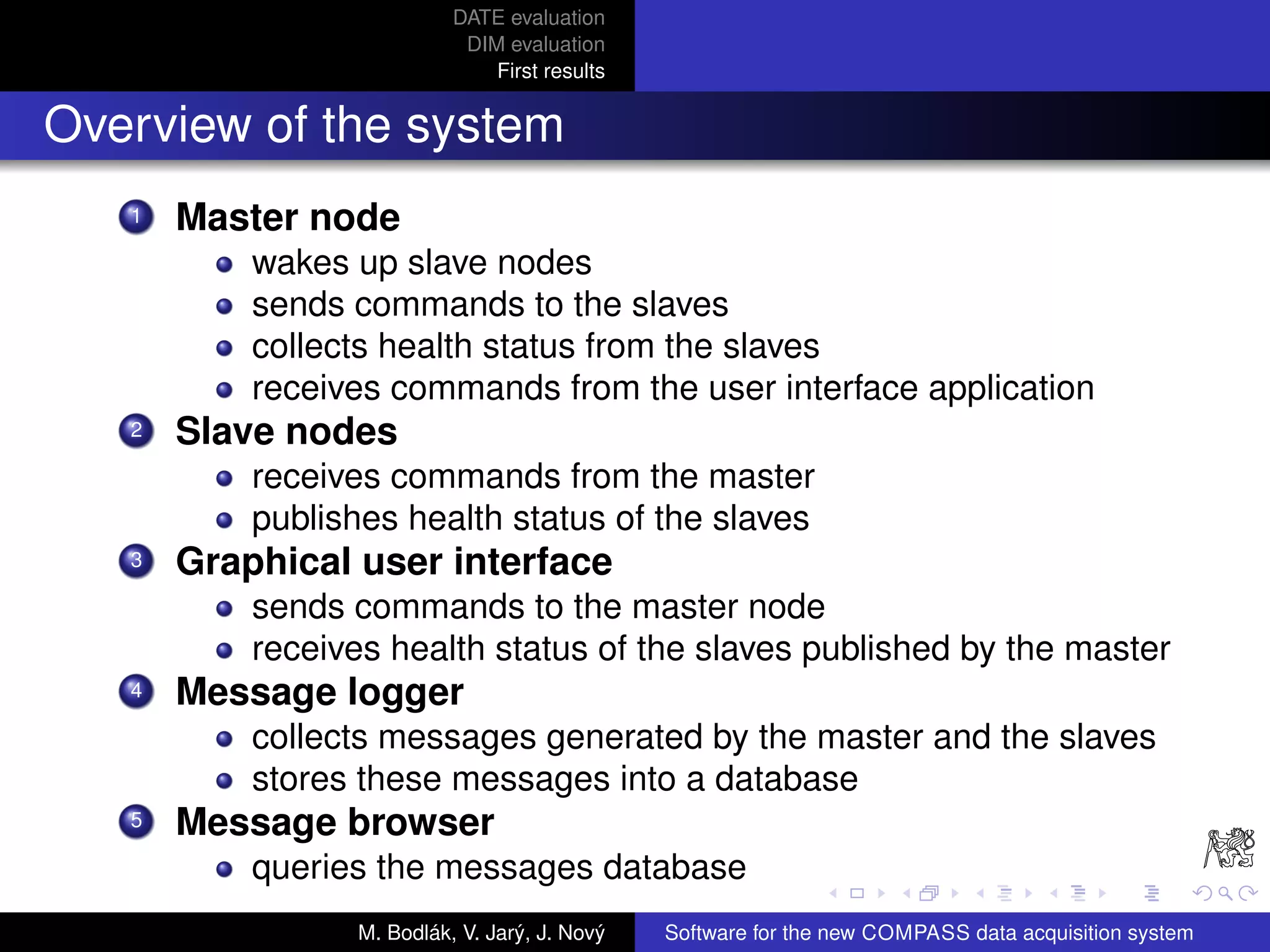 Software for the new COMPASS data acquisition system | PPT