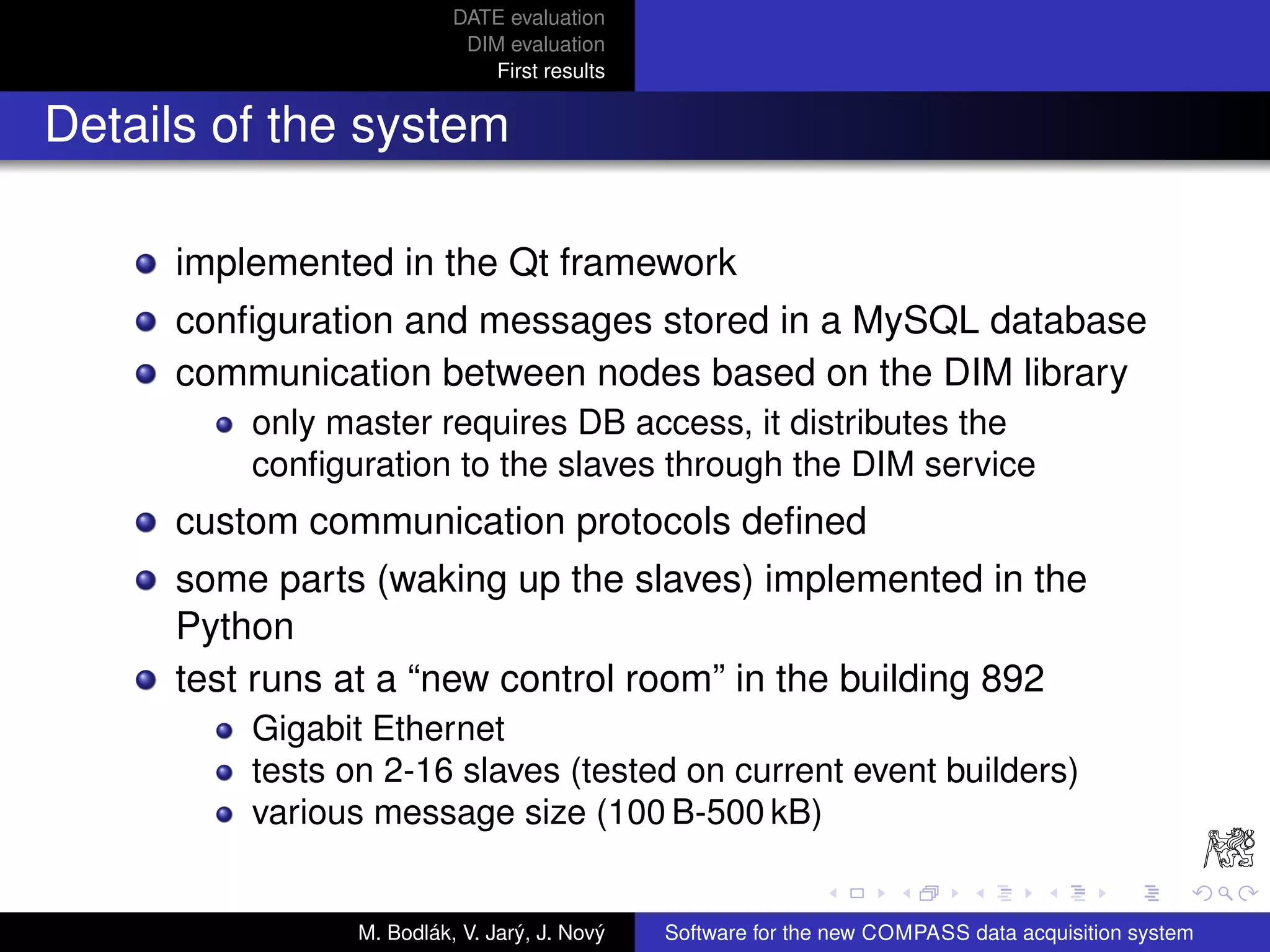 Software for the new COMPASS data acquisition system | PPT