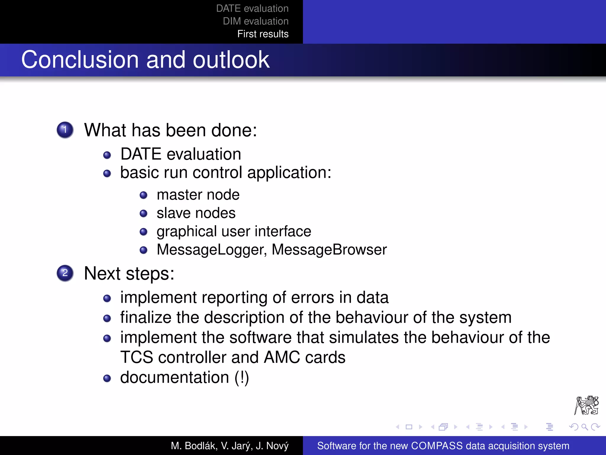 Software for the new COMPASS data acquisition system | PPT