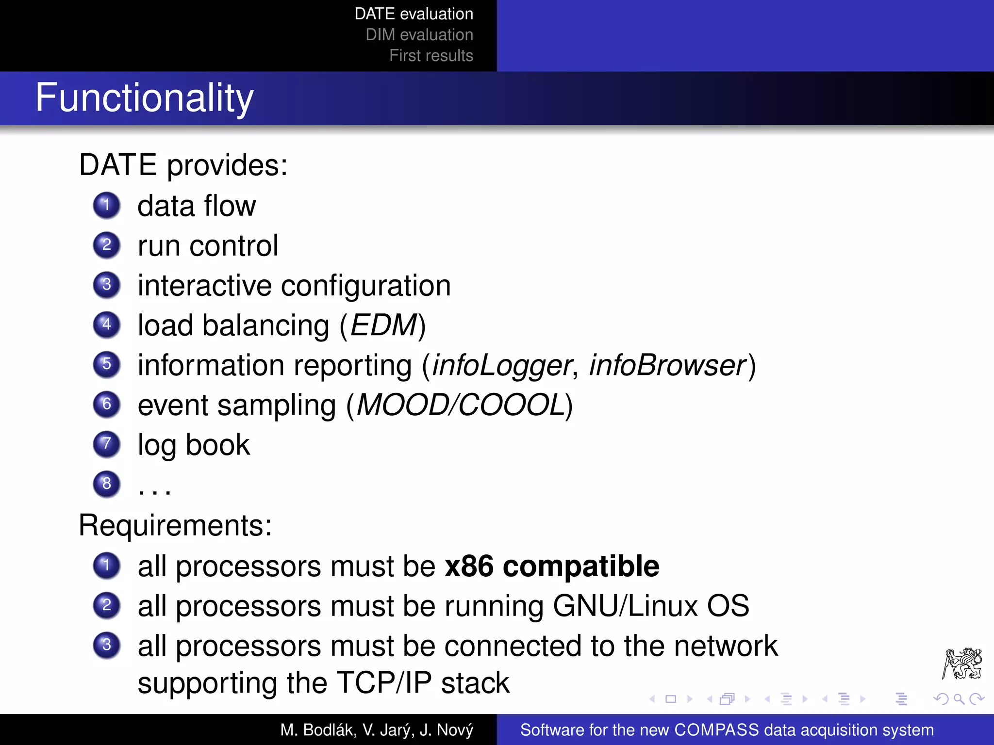 Software for the new COMPASS data acquisition system | PPT