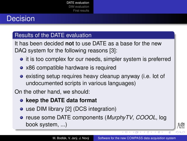 Software for the new COMPASS data acquisition system | PPT