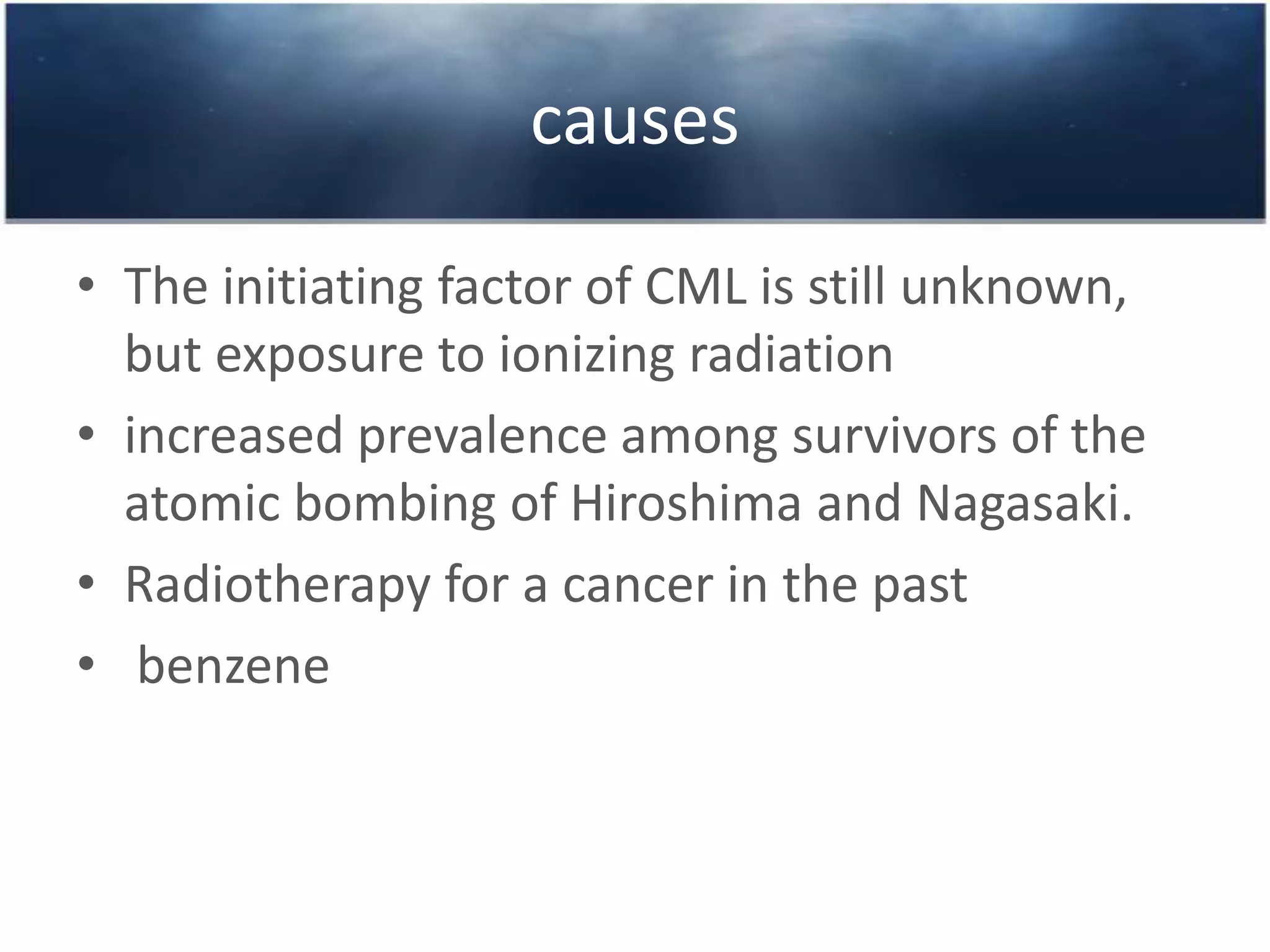 Chronic Myeloid Leukemia | PPTX
