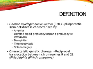 Chronic Myeloid Leukemia | PPTX