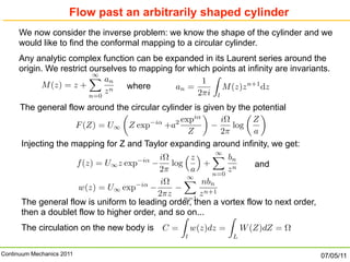 cm _ lecture7 complex potential.pdf Applied Aerodynamics | PDF