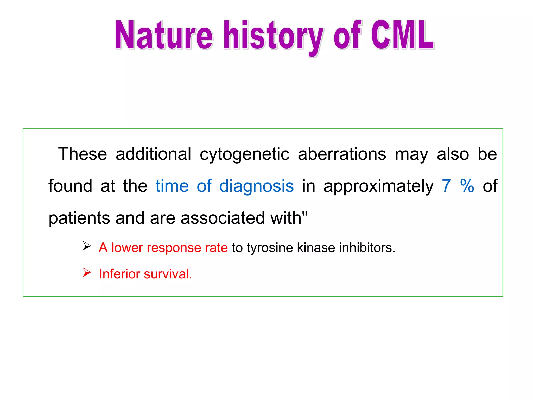 Chronic Myloid Leukemia overview (CML) | PPT