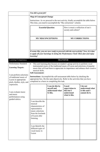 CM_LP MUSIC.docx curriculum map for mapeh | DOCX