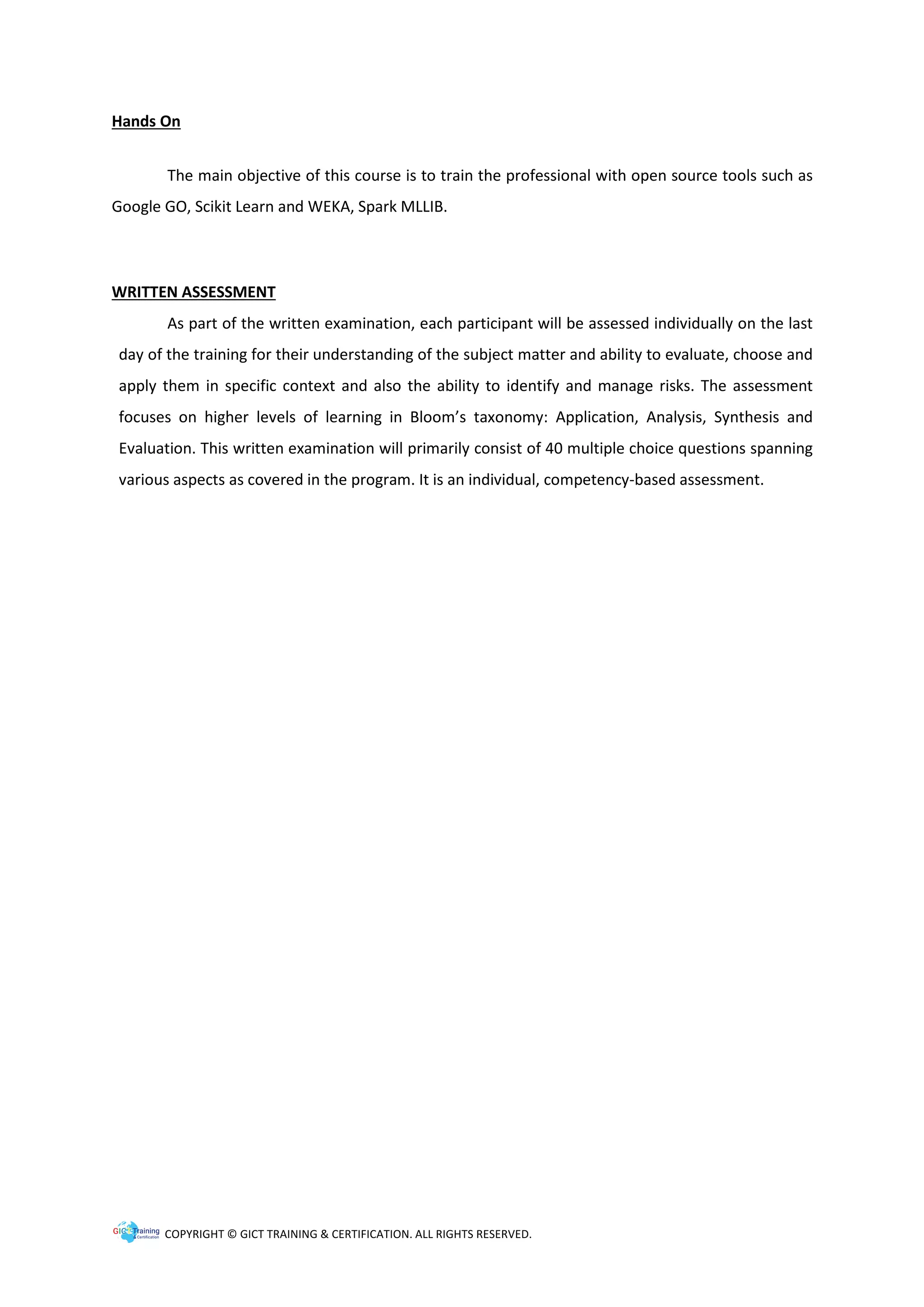 Certified Machine Learning Specialist (CMLS) | PDF