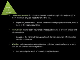 Hunger intro | PPT