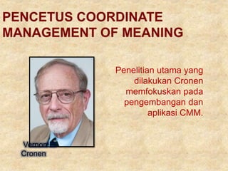 Coordinate Management of Meaning Theory | PPTX