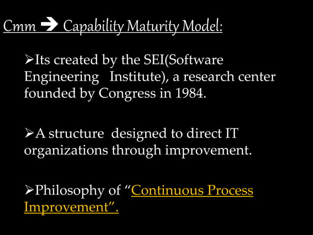 Capability maturity model | PPTX | Business | Business and Finance