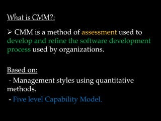 Capability maturity model | PPTX | Business | Business and Finance