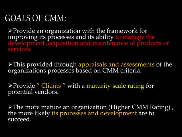 Capability maturity model | PPTX | Business | Business and Finance