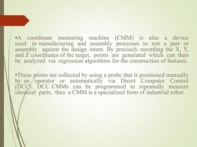 Cmm | PDF