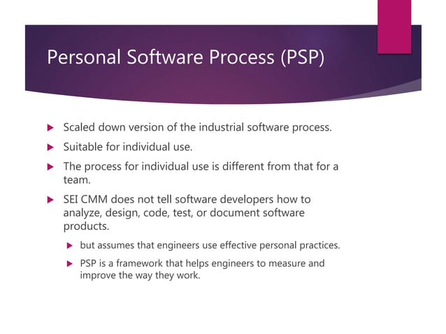 Capability Maturity Model (CMM) in Software Engineering | PPT