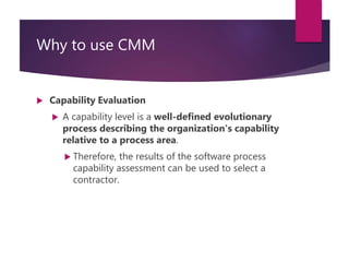 Capability Maturity Model (CMM) in Software Engineering | PPT