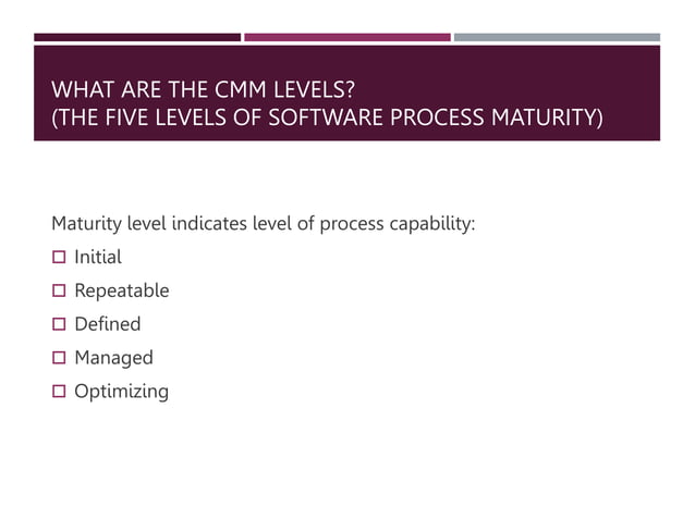 Capability Maturity Model (CMM).ppt