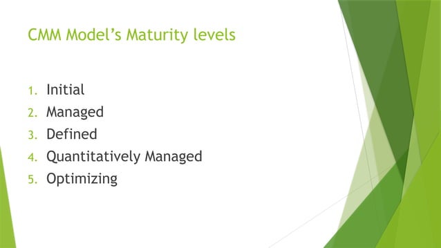 CMM Software quality assurance .pptx