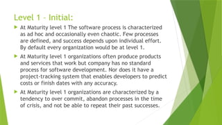 CMM Software quality assurance .pptx