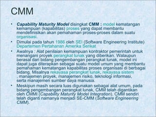 CMM | PPT