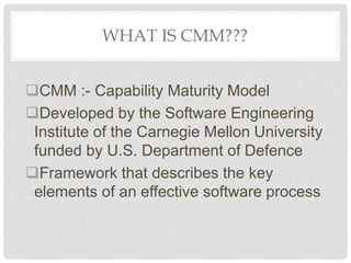 CMM Presentation | PPTX