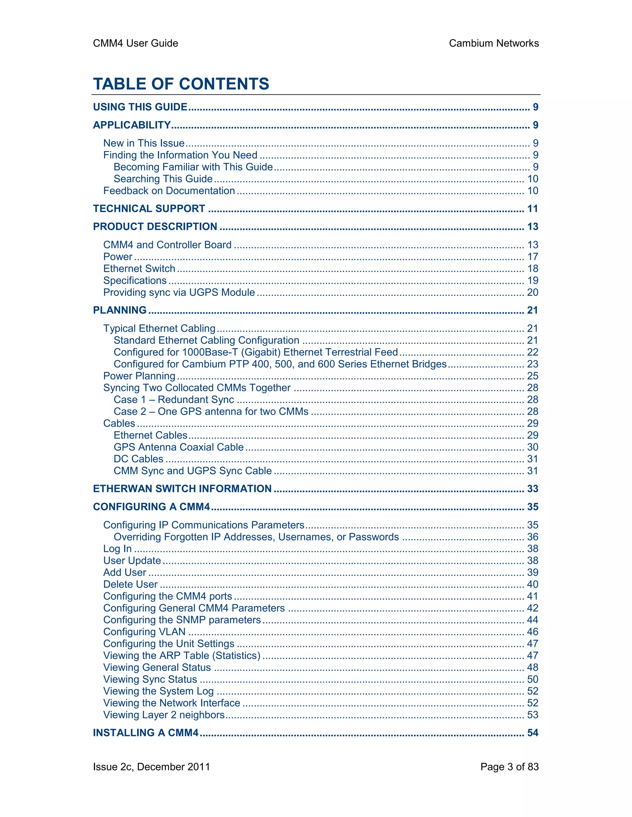 Cmm4 userguideissue2c | PDF