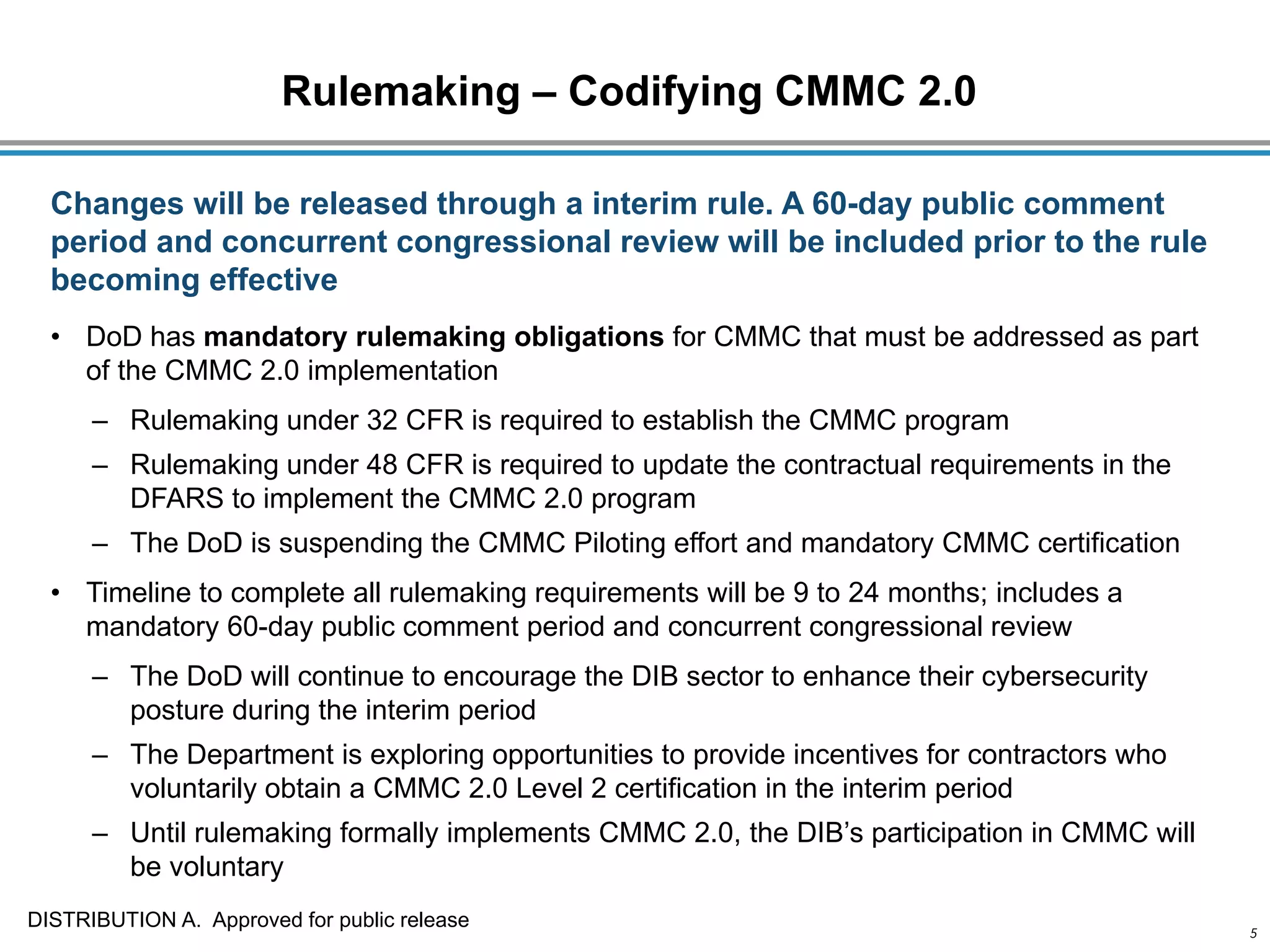 Cybersecurity Maturity Model Certification | PDF