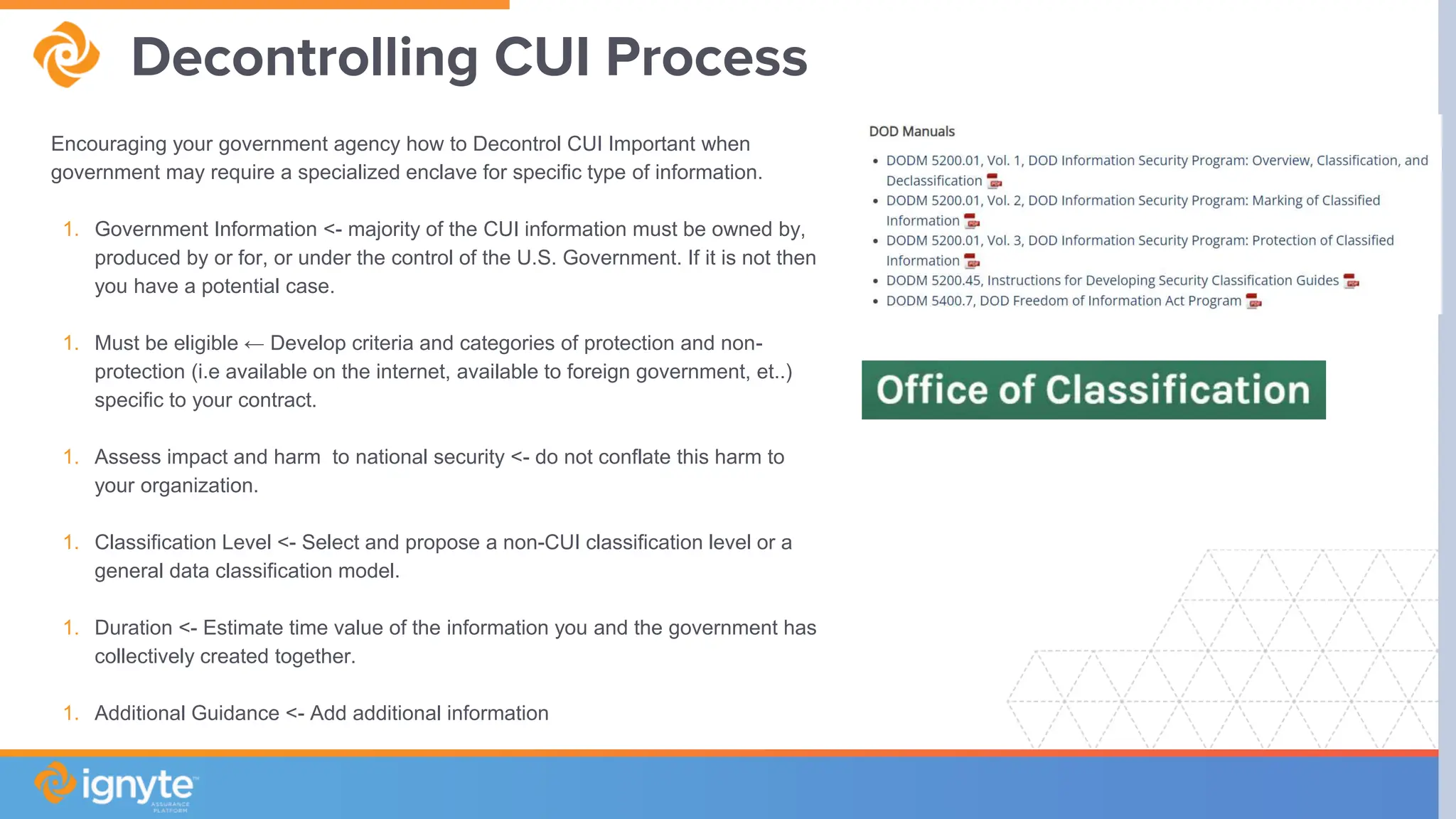 CMMC Day 2024 _ Ignyte _ Declassification.pptx