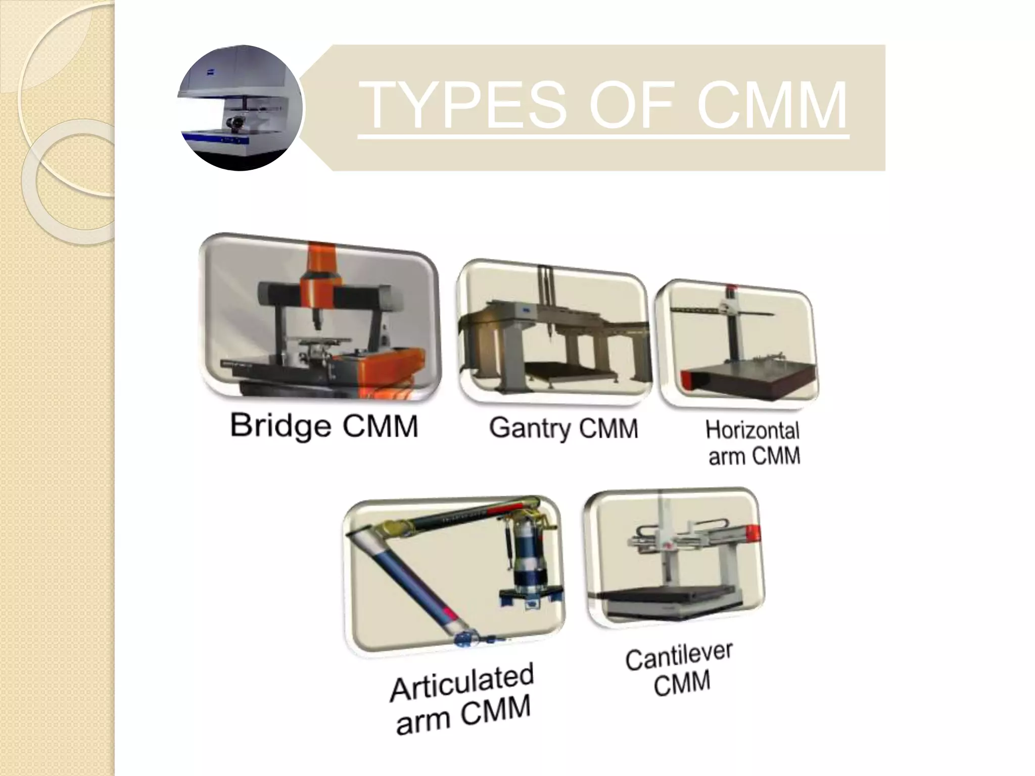 Cmm ( coordinate measuring machine ) | PPTX
