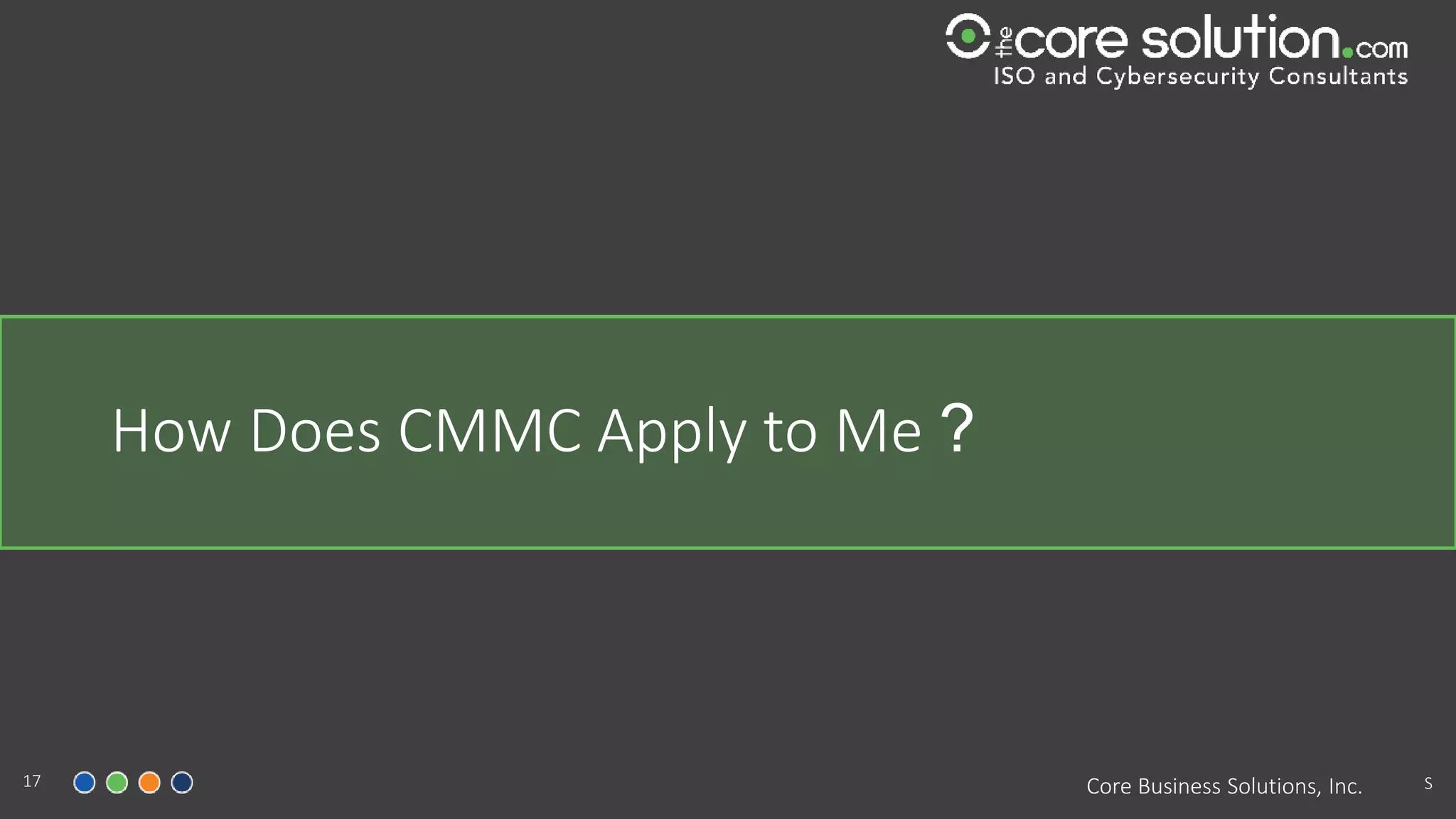 Cybersecurity Maturity Model Certification (CMMC) | PPTX