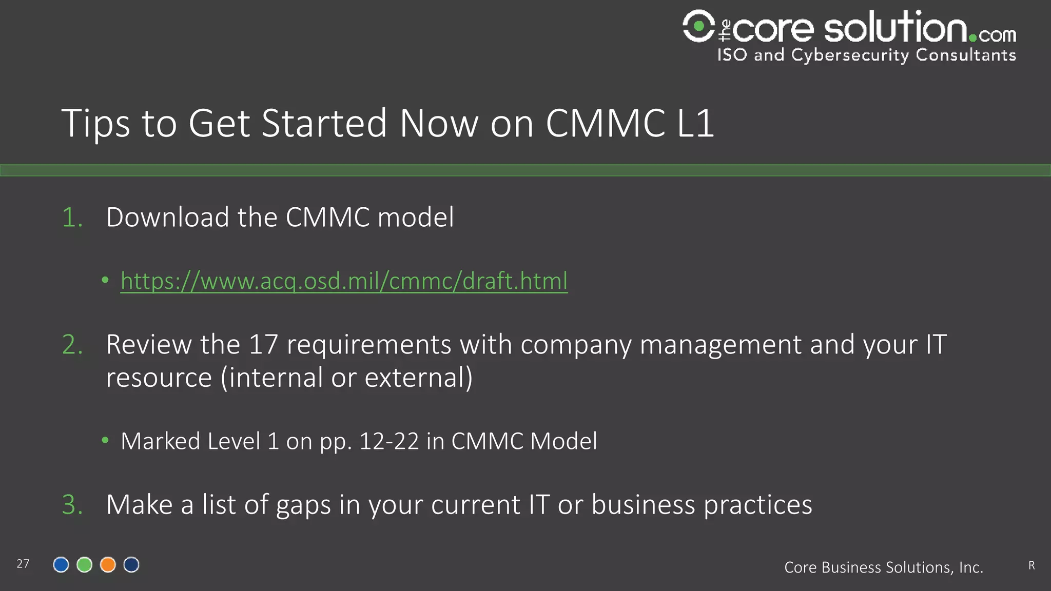Cybersecurity Maturity Model Certification (CMMC) | PPTX