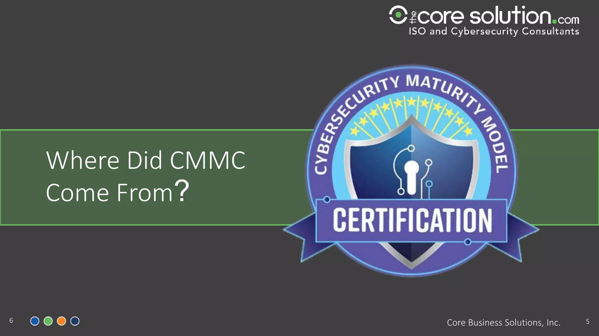 Cybersecurity Maturity Model Certification (CMMC) | PPTX