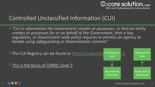 Cybersecurity Maturity Model Certification (CMMC) | PPTX