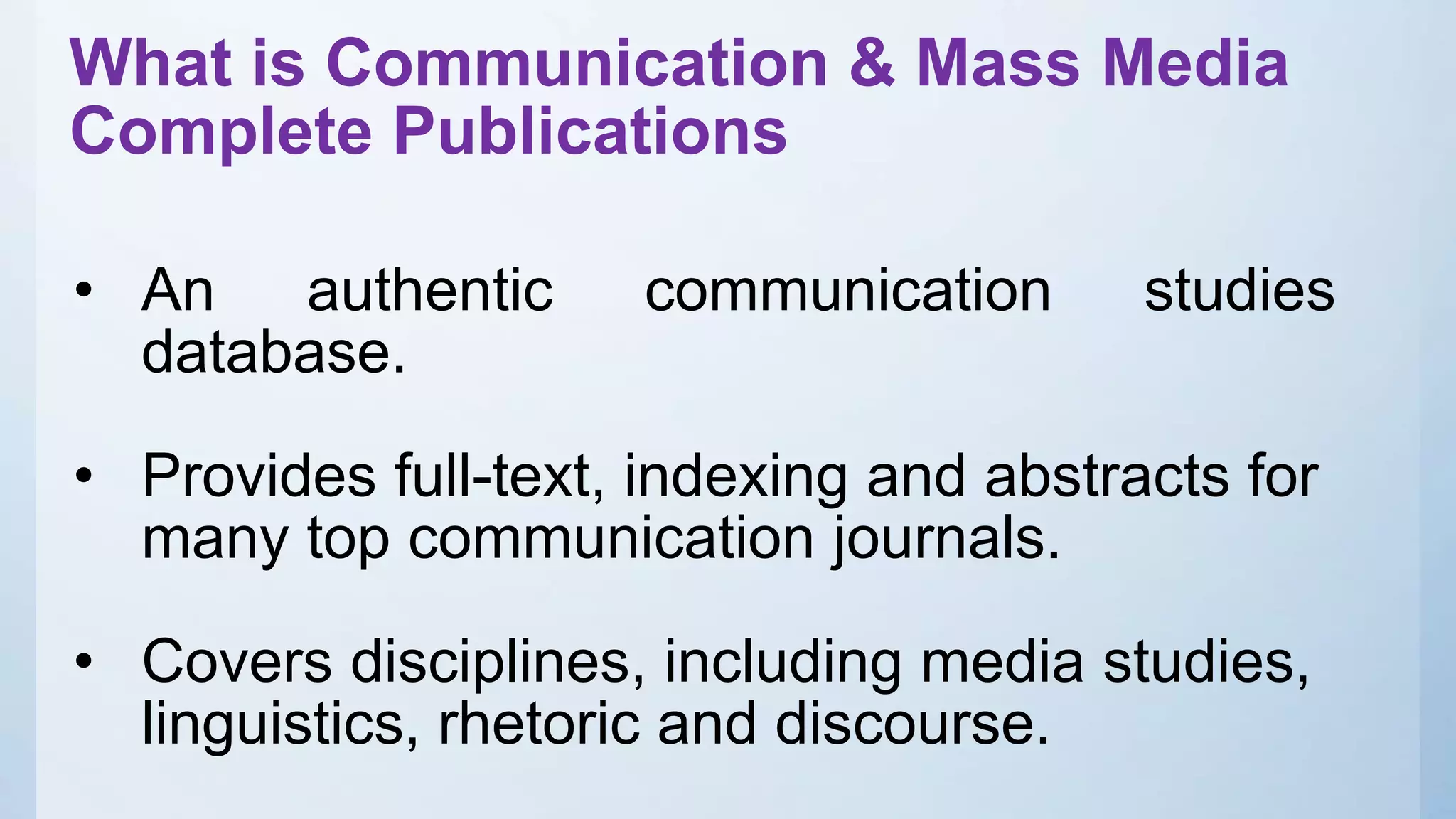Communication & Mass Media Complete usage guidelines.pptx