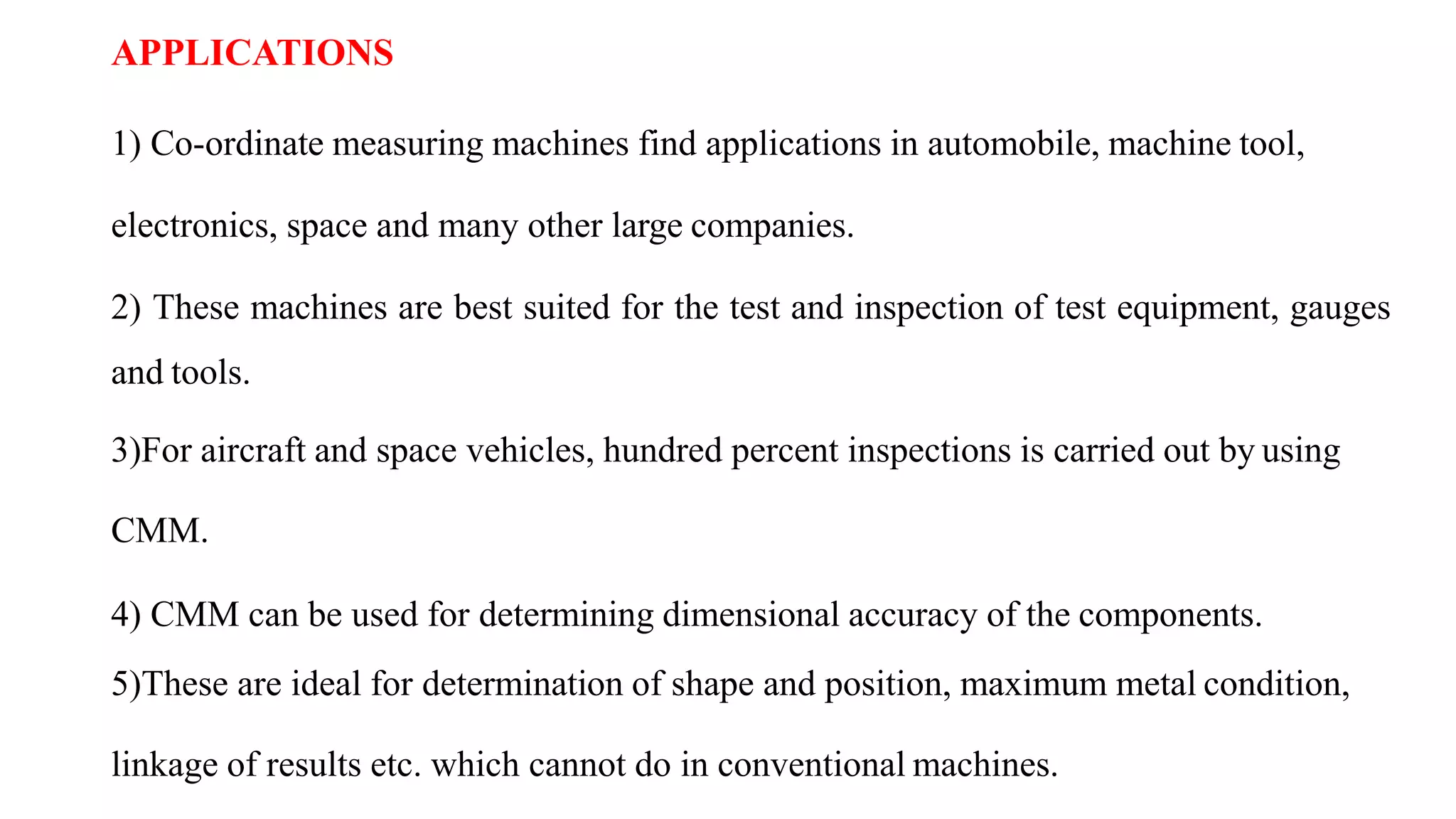Coordinate Measuring Machine (CMM) | PDF