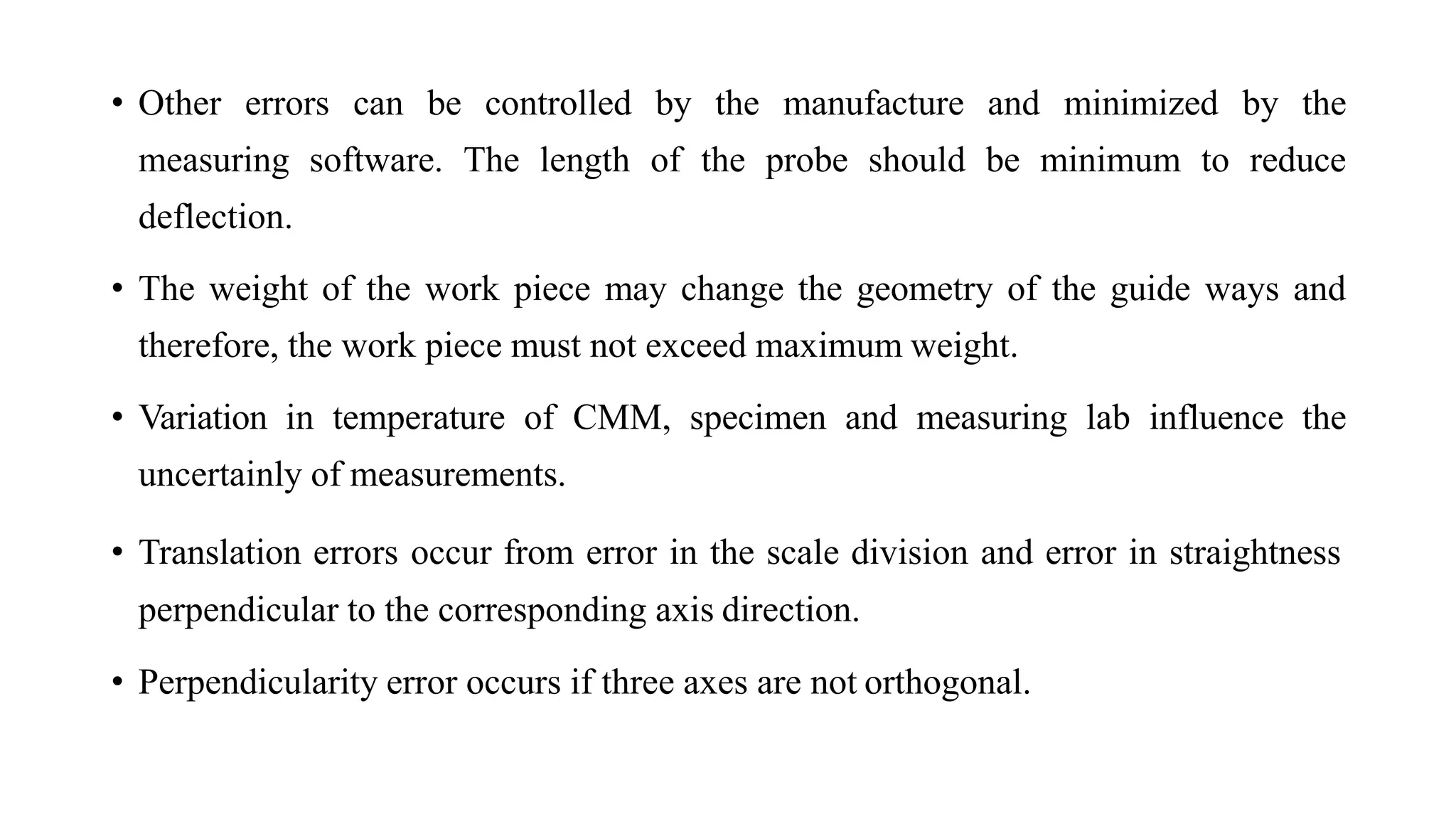 Coordinate Measuring Machine (CMM) | PDF