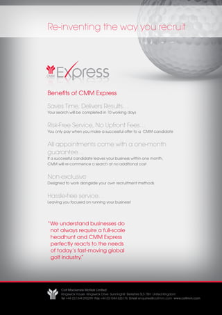 CMM Express Introduction | PDF