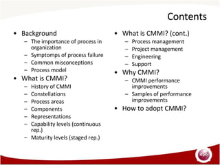 Capability Maturity Model Integrity (CMMI) | PPT